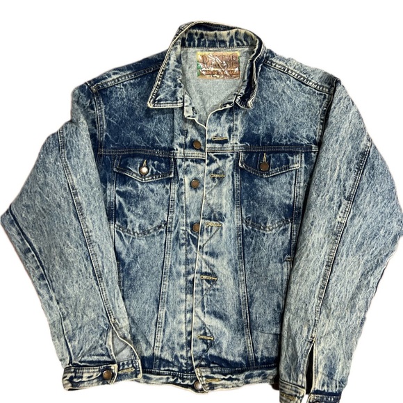 Jackets & Coats | Vintage Acid Wash Jacket | Poshmark